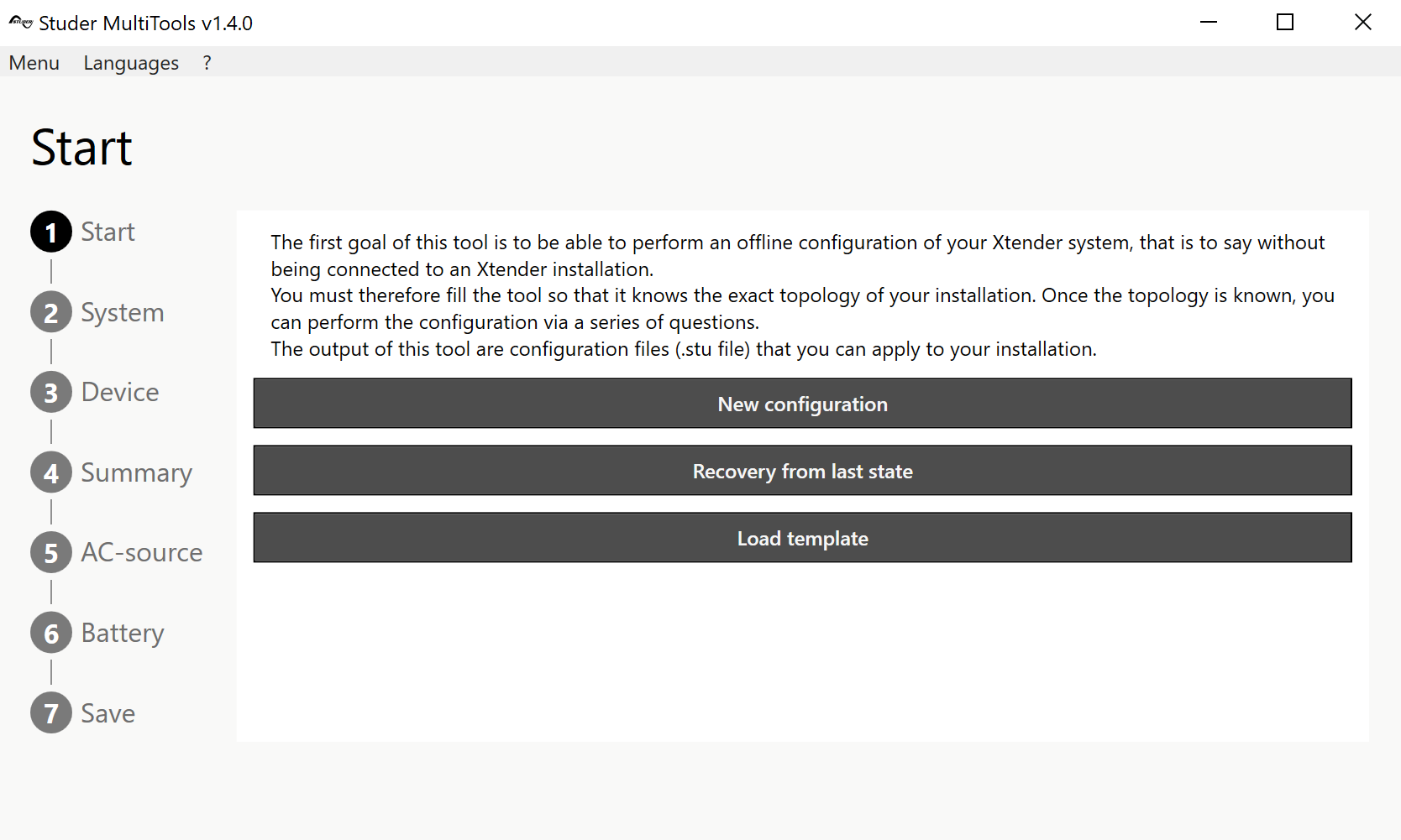 Xtender tools | STUDER